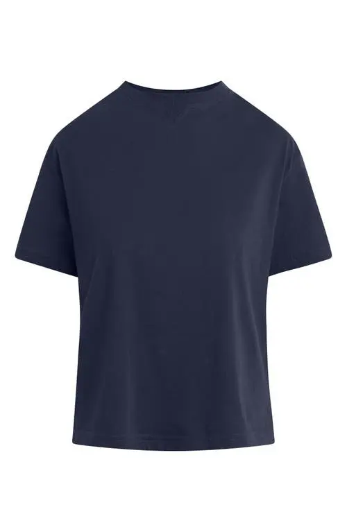 FAVORITE DAUGHTER Organic Cotton T-shirt - Navy