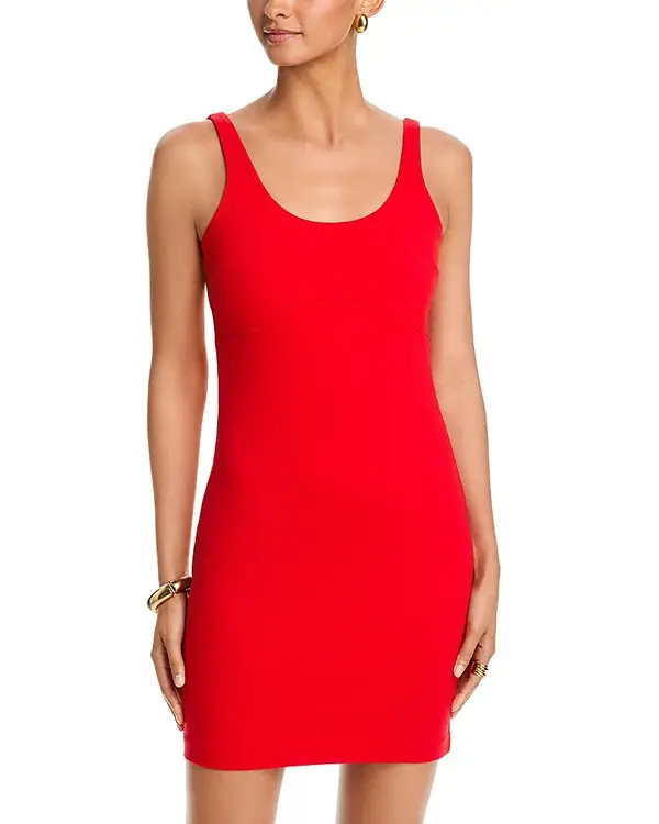 Aqua Ponte Tank Mini Dress