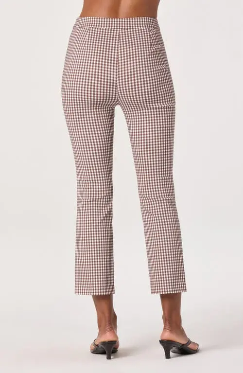 Astr The Label Alma Gingham Crop Pants