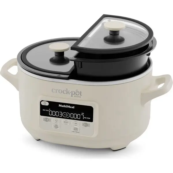 CROCK-POT Multimeal Multicooker & Programmable Slow Cooker With Bake Function - Oat Milk
