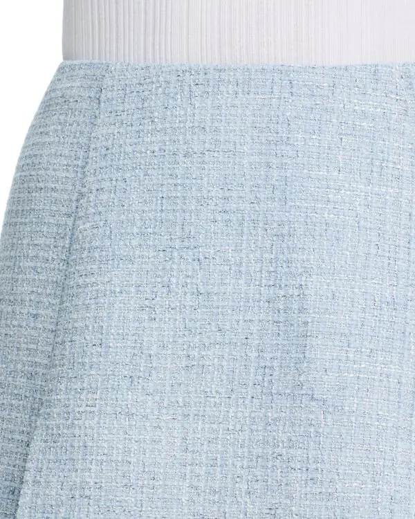 Aqua Tweed Mini Skort