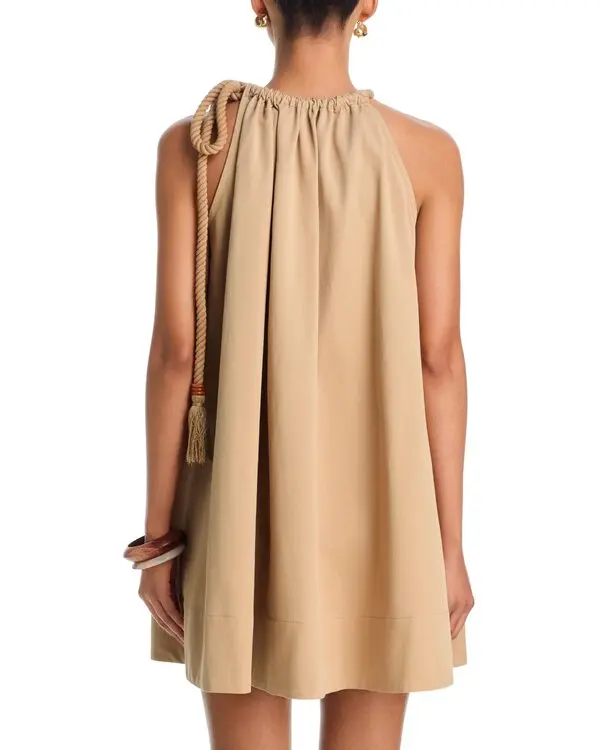 Aqua Utility Mini Dress