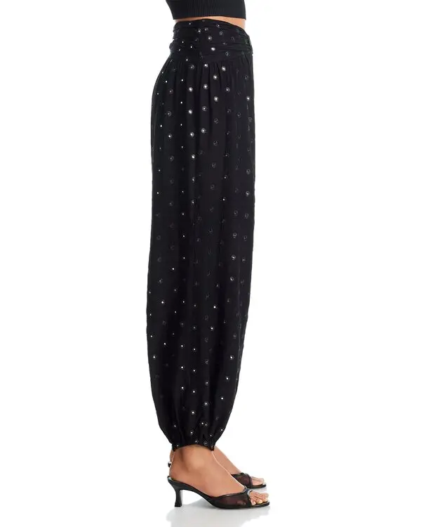 Aqua Balloon Pants - Black