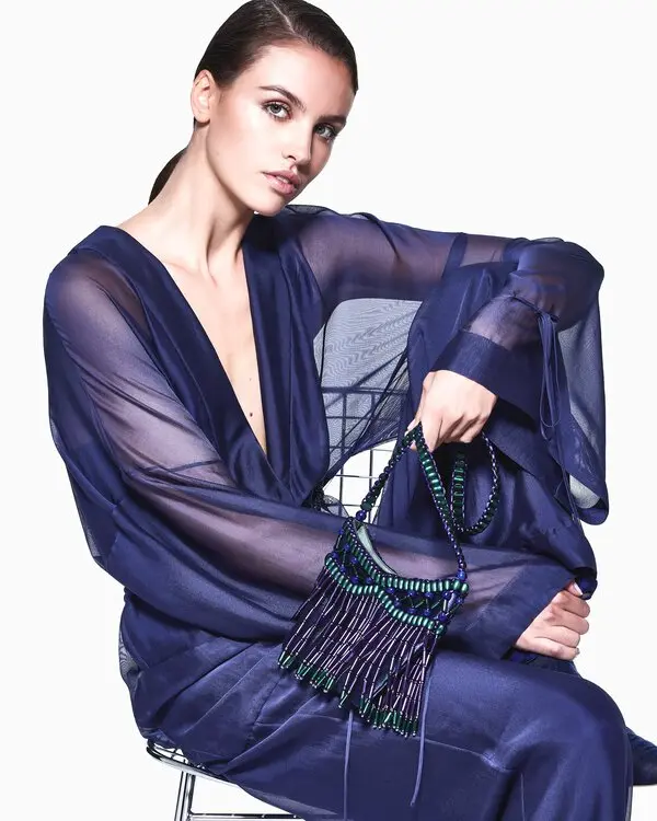 Giorgio Armani Viscose And Silk Gauze Jumpsuit