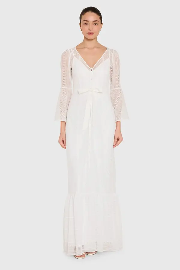 Amanda Uprichard Raina Maxi Dress - Ivory