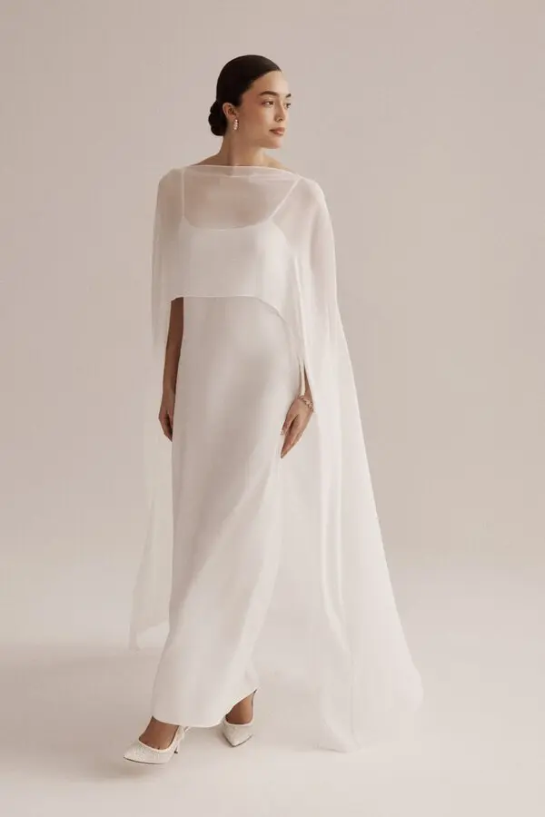 Amanda Uprichard Anastasia Cape Dress