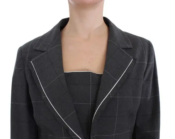 BENCIVENGA Stretch Blazer And Sheath Dress Suit Set