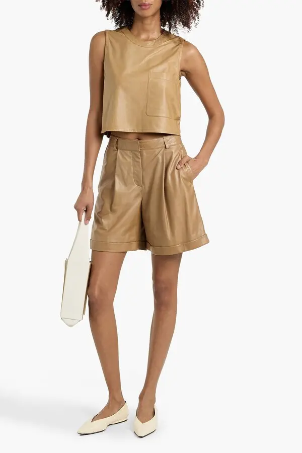 TWP Cisco Beach Leather Shorts