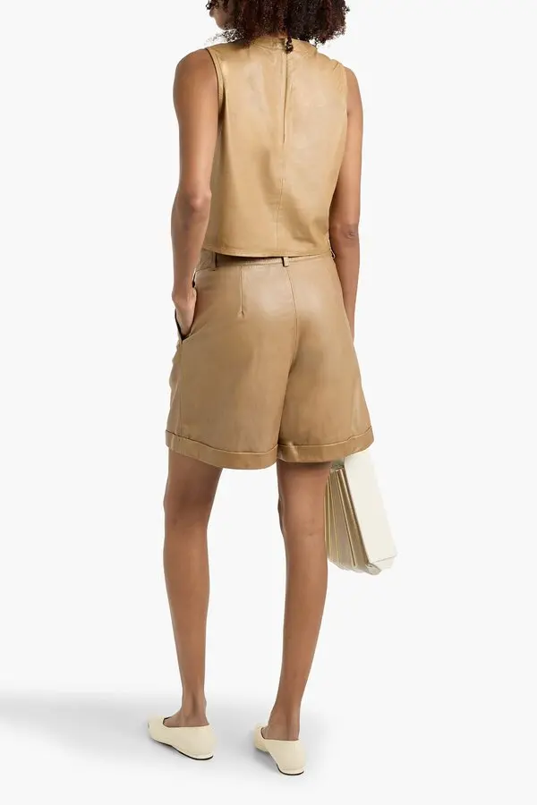 TWP Cisco Beach Leather Shorts