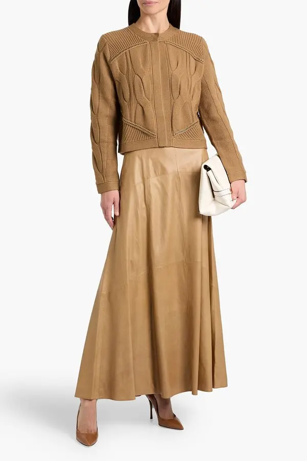 TWP Kennedy Leather Maxi Skirt