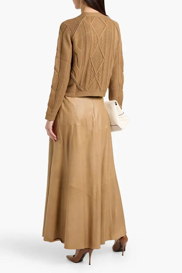 TWP Kennedy Leather Maxi Skirt