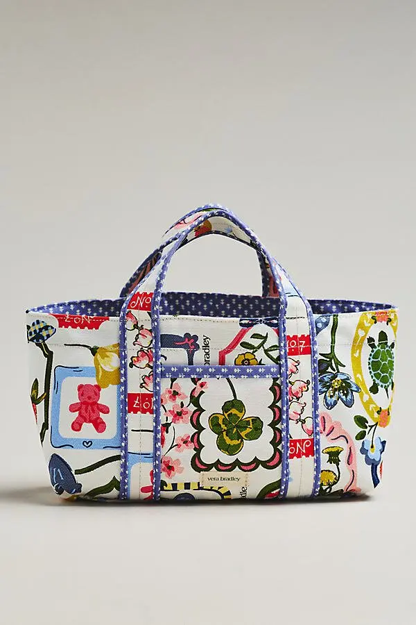 VERA BRADLEY Exclusive Hathaway Mi Tote Bag - Bouquet No. 7
