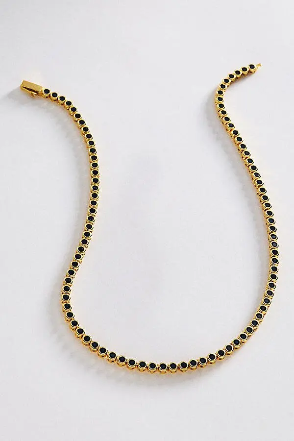 BRACHA Mali Tennis Necklace - Sapphire