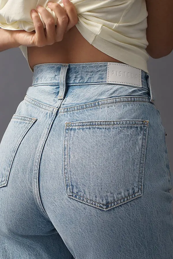 PISTOLA Cassie High Rise Straight Leg Jeans