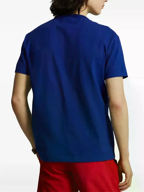 Polo Ralph Lauren Embroidered-logo T-shirt - Blue