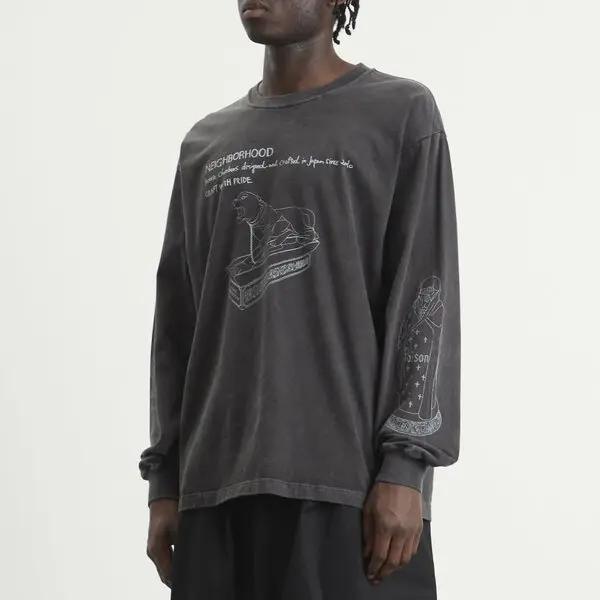 NEIGHBORHOOD Ls-8 Pigment Dyed Long Sleeve T-shirt