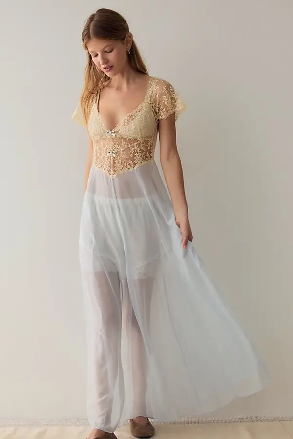 For Love & Lemons Cleo Maxi Slip