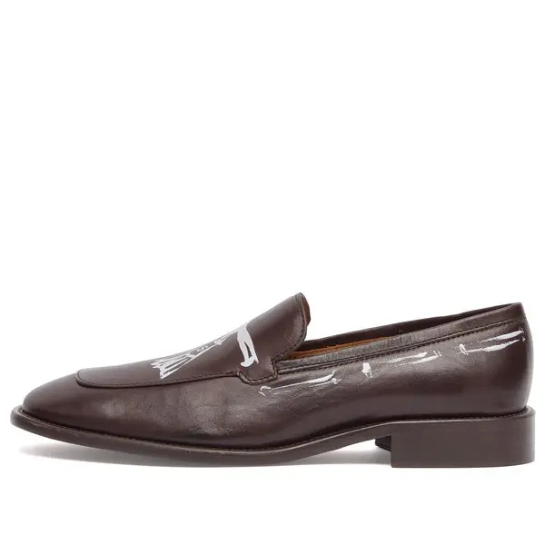 Acne Studios Bassel Loafers - Dark Brown