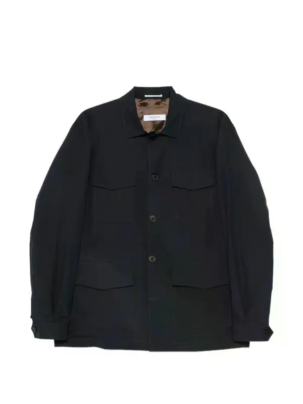 GREYED Voyager Buttoned Overshirt - Blue