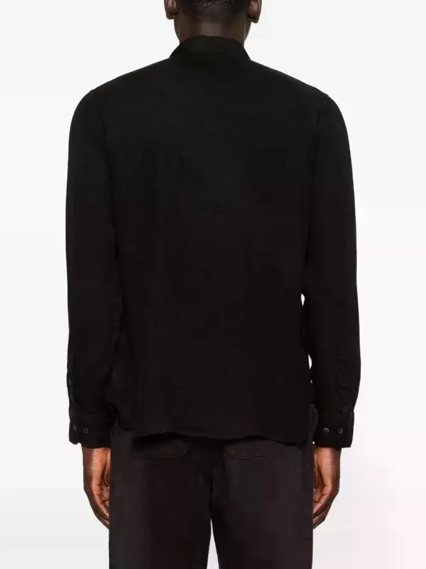 120% Lino Long-sleeve Button-up Shirt