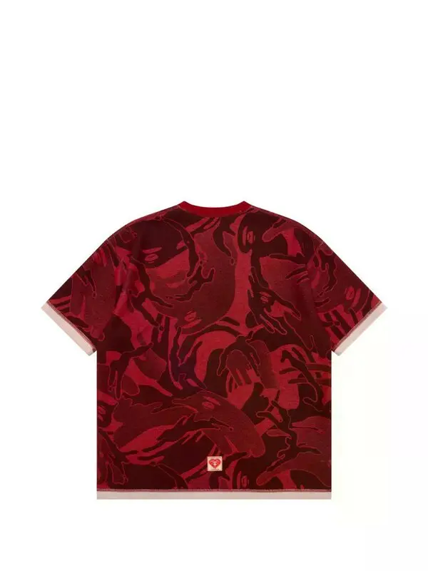 AAPE BY *A BATHING APE Moonface Reversible Camouflage-print T-shirt