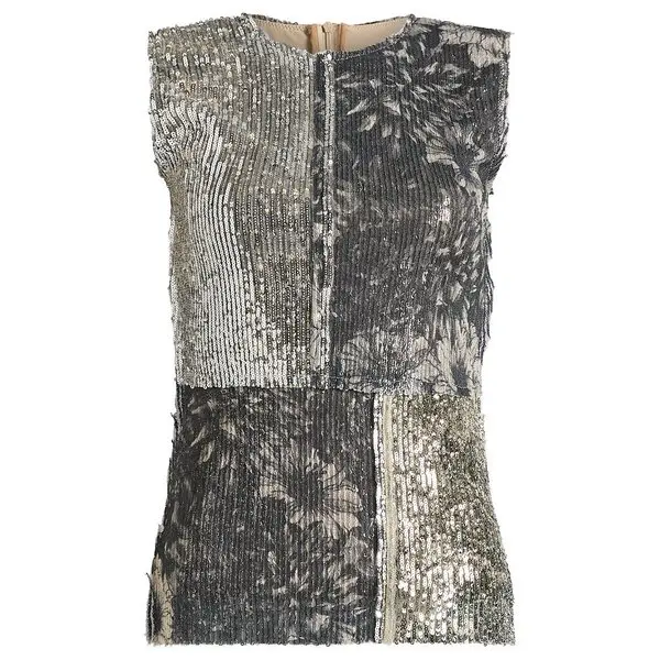 MAISON MARGIELA Patchwork Sequin Top