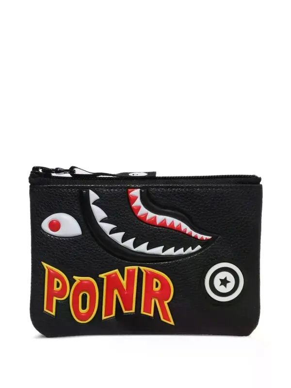 A BATHING APE Shark Pouch - Black