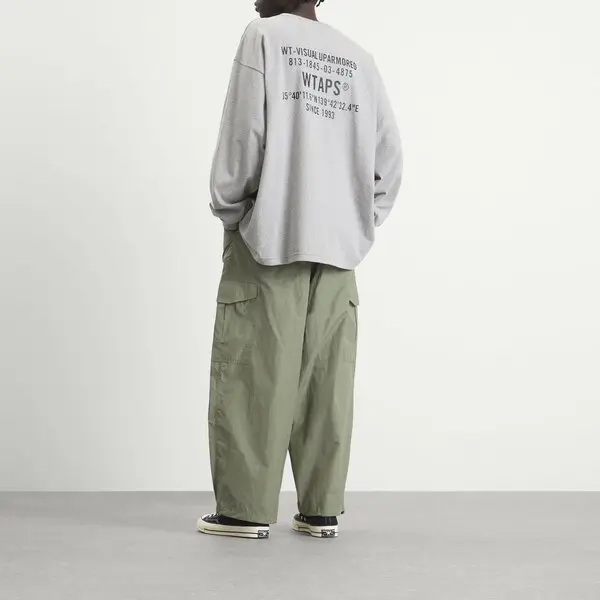 WTAPS Spec Long Sleeve T-shirt - Ash Gray