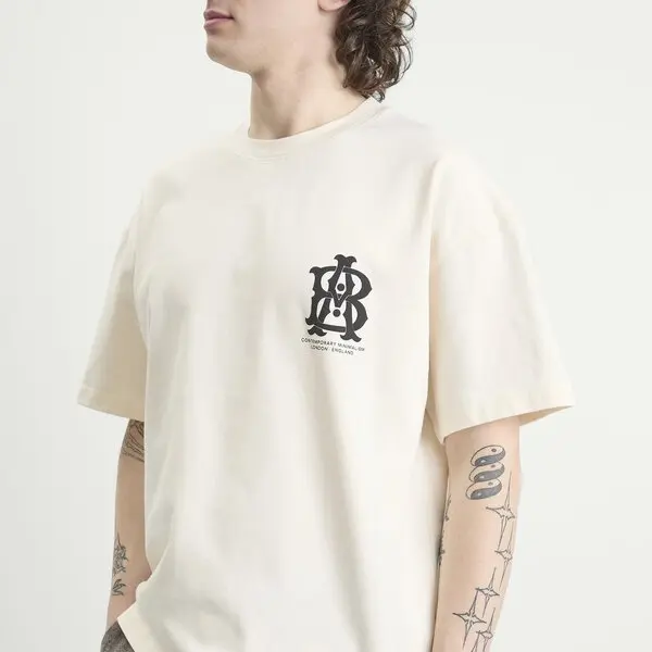 ABOUT:BLANK Disc T-shirt - Oat