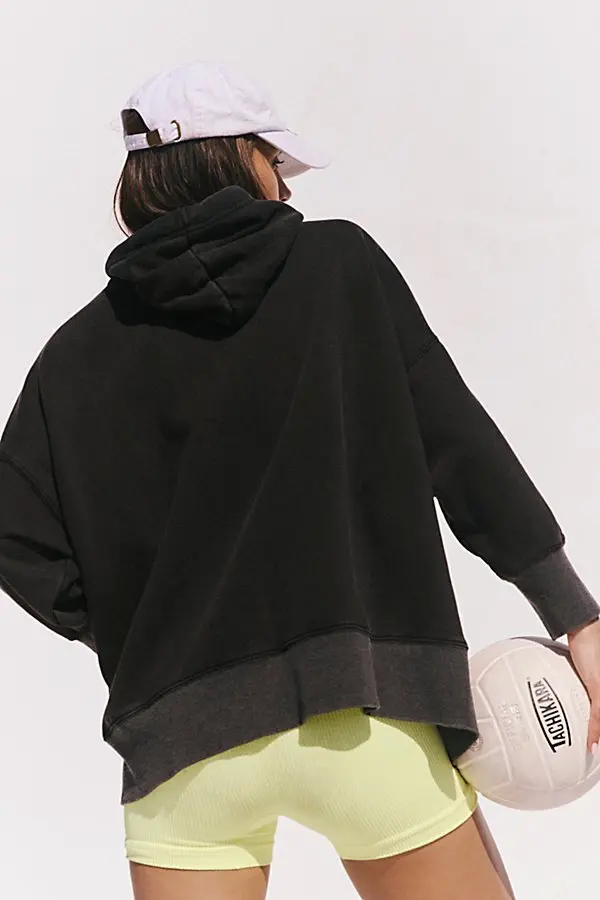 Free People Oversized Hoodie - Black