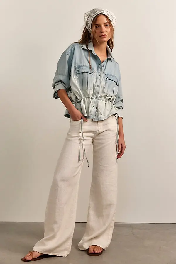 Citizens Of Humanity Nora Trouser Leg Pants - Vanilla