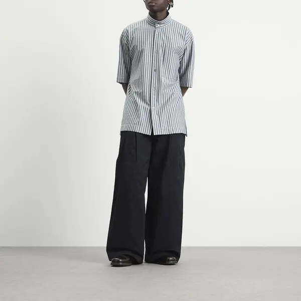 Issey Miyake Stripe Short Sleeve Shirt