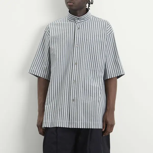 Issey Miyake Stripe Short Sleeve Shirt