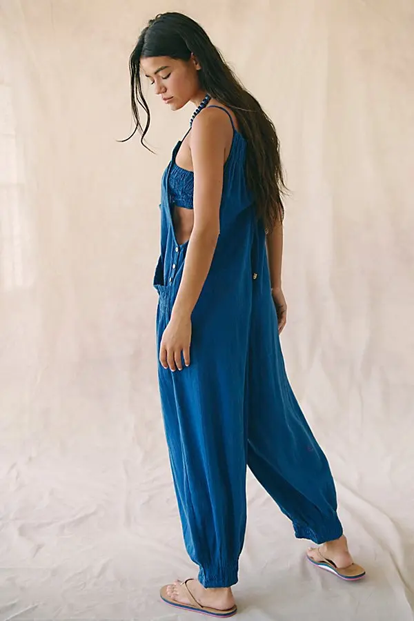 Free People Ani Overall Set - Poseidon
