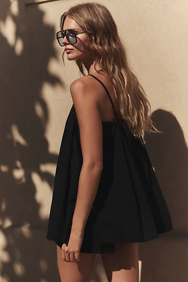 Free People Just Because Short Set - Black
