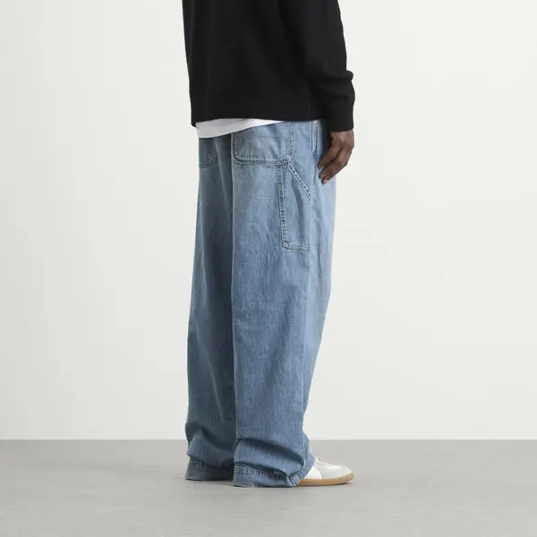 MAISON MARGIELA Wide Leg Jeans - Blue Washed