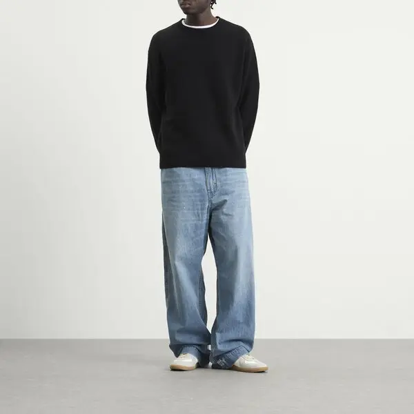 MAISON MARGIELA Wide Leg Jeans - Blue Washed