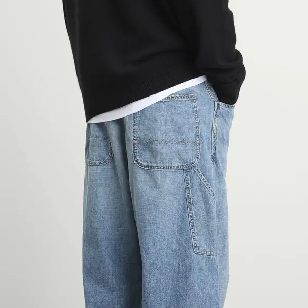 MAISON MARGIELA Wide Leg Jeans - Blue Washed