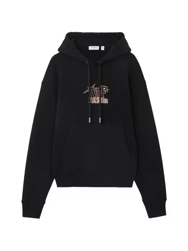 Off-White X Ac Milan Arrow Print Hoodie - Black