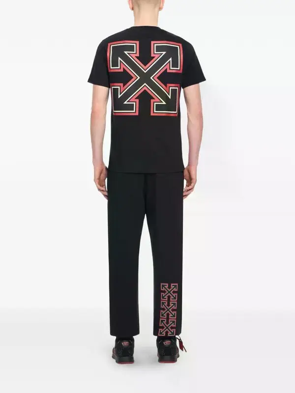 Off-White X Ac Milan Arrow-print T-shirt