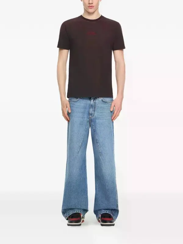 Off-White X Ac Milan Logo-print T-shirt