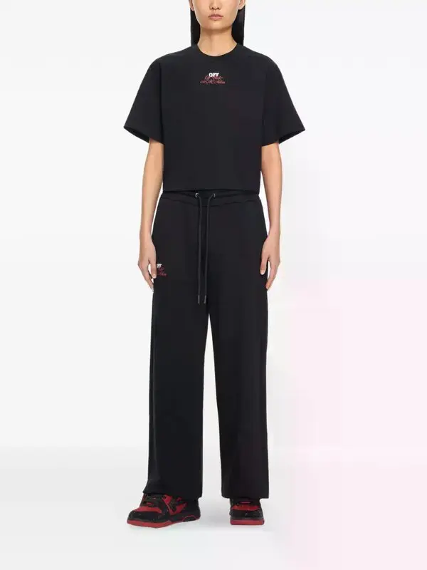 Off-White X Ac Milan Logo-print Track Pants