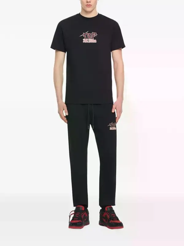 Off-White X Ac Milan Elasticated-waistband Track Pants