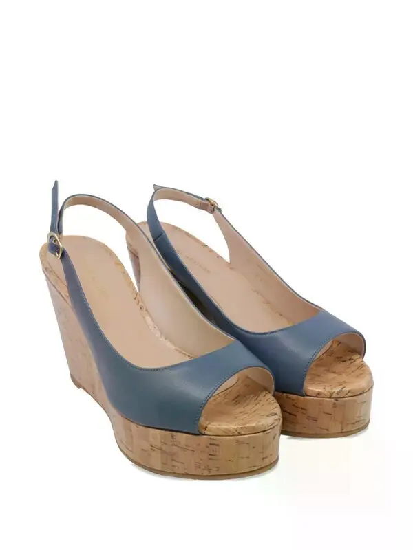 STUART WEITZMAN Riveria Slingback Wedge Sandals