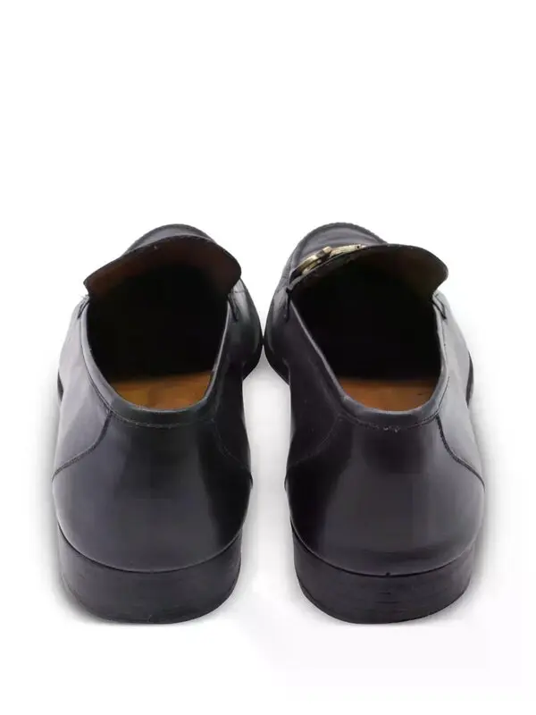 FERRAGAMO Gancini Leather Loafers