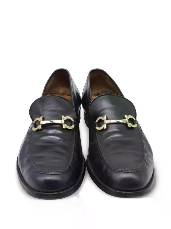 FERRAGAMO Gancini Leather Loafers