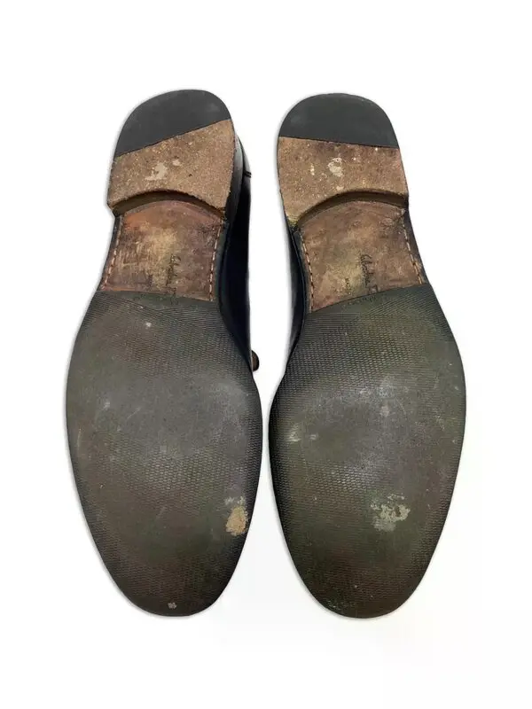 FERRAGAMO Gancini Leather Loafers