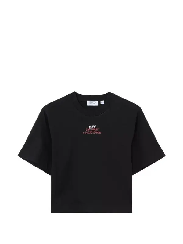 Off-White X Ac Milan Logo-print T-shirt