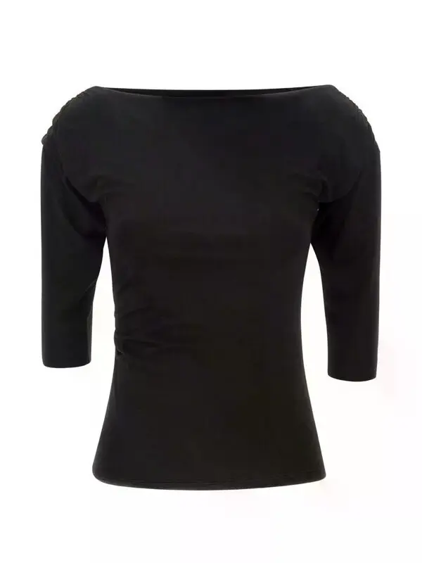KAOS Boat-neck Blouse
