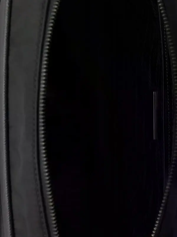 Prada Re-nylon Triangle-logo Shoulder Bag - Black